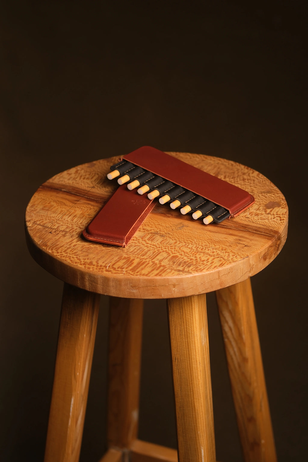 Handmade Leather Cigarette Case | Individual Loops & Crush-Proof ...