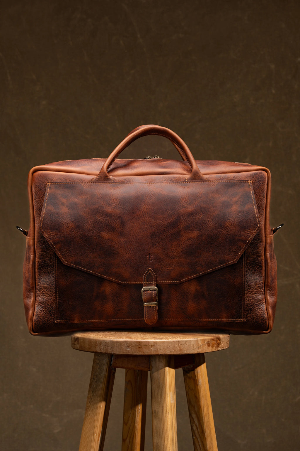 Full-Grain Leather Travel Bag | Stylish, Durable Duffel: Gentilbag ...